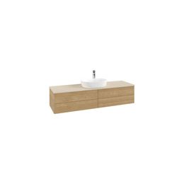 Villeroy & Boch V&B Waschtischunterschrank mit Frontstruktur Antao 160x50cm, HL, WBP-farbe botti., hon. Oa ; Villeroy & Boch (K25153HN)