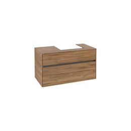 Villeroy & Boch V&B Waschtischunterschrank Collaro 100x54,8x50cm, WT rechts, kansas oak ; Villeroy & Boch (C01500RH)