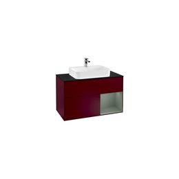 Villeroy & Boch V&B Waschtischunterschrank Wandbeleuchtung Finion 100, Pl bla m, Reg re Oli. m Lac, Peo m ; Villeroy & Boch (G372GMHB)