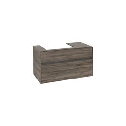 Villeroy & Boch V&B Waschtischunterschrank Collaro 100x54,8x50cm, WT links, stone oak ; Villeroy & Boch (C01700RK)