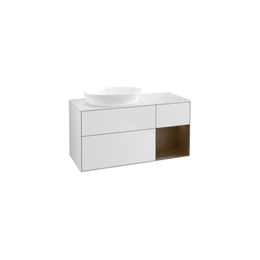 Villeroy & Boch V&B Waschtischunterschrank Finion 120cm, Pl wh. m, Reg wal ven, wh. m Lac ; Villeroy & Boch (FA51GNMT)