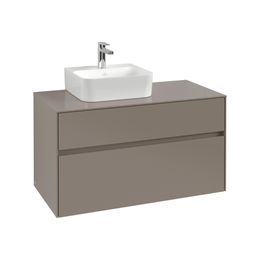 Villeroy & Boch V&B Waschtischunterschrank Collaro 100x54,8x50cm, Waschtisch links, taupe ; Villeroy & Boch (C09500VM)