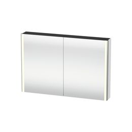 Duravit Universal-Spiegelschrank XSquare 120x80x15,5cm, weiß matt, 2 Tür, LED (XS7114018180000)