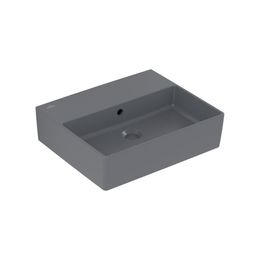Villeroy & Boch V&B Waschtisch Memento 2.0 50x42cm, geschli., m &Uuml;L, graphite C-plus ; Villeroy & Boch (4A225JI4)