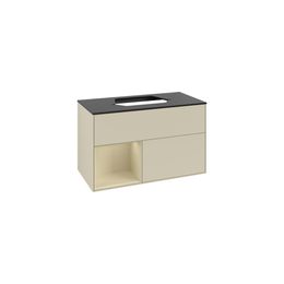 Villeroy & Boch V&B Waschtischunterschrank Finion 100, Pl b m, Rg l si G m La, si Gr m Lac ; Villeroy & Boch (F362HJHJ)