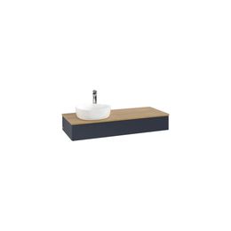 Villeroy & Boch V&B Waschtischunterschrank ohne Frontstruktur, mit Beleuchtung Antao 120x19x50cm, HL, WBP hon. Oa, md b m Lac ; Villeroy & Boch (L11051HG)