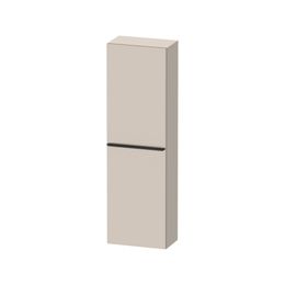 Duravit Halbhochschrank D-Neo 40x24cm, 1 T&uuml;r, 4 B&ouml;, An L, sw/Taup ma (DE1318LBD910000)