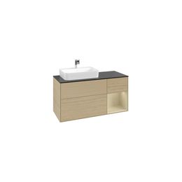 Villeroy & Boch V&B Waschtischunterschrank Finion 120cm, Pl b m, Rg re si Gr m Lac, Oa ven ; Villeroy & Boch (F402HJPC)