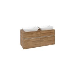 Villeroy & Boch V&B Waschtischunterschrank Collaro 120x54,8x50cm, f 2 WT, LED 8,8W, Kan Oa ; Villeroy & Boch (C115B0RH)