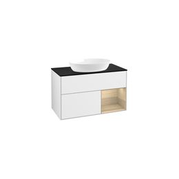 Villeroy & Boch V&B Waschtischunterschrank Wandbeleuchtung Finion 100, Pl bla m, Reg Oa ven, glo wh. Lac ; Villeroy & Boch (GA22PCGF)