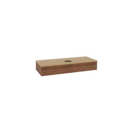 Villeroy & Boch V&B Waschtischunterschrank mit Frontstruktur, mit Beleuchtung Antao 120x19x50cm, WBP-farbe hon. Oa, w. wal ; Villeroy & Boch (L10111HM)