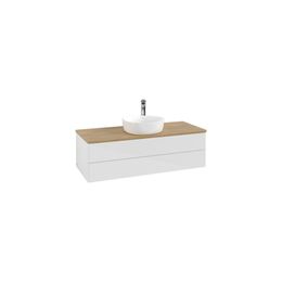 Villeroy & Boch V&B Waschtischunterschrank ohne Frontstruktur, mit Beleuchtung Antao 120x36x50cm, HL, WBP hon. Oa, g wh. Lac ; Villeroy & Boch (L21051GF)