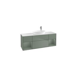 Villeroy & Boch V&B Waschtischunterschrank Wandbeleuchtung Finion 160cm, Pl w m, Rg Oli. m Lac, Oli. m Lac ; Villeroy & Boch (G981GMGM)