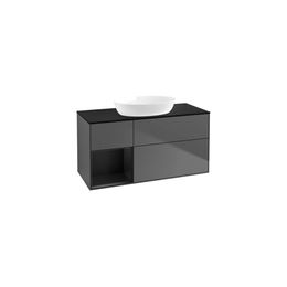 Villeroy & Boch V&B Waschtischunterschrank Wandbeleuchtung Finion 120cm, Pl b m, Reg bla m Lac, Anthrac. m ; Villeroy & Boch (GA62PDGK)