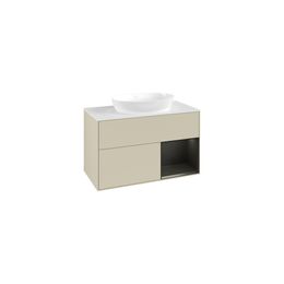 Villeroy & Boch V&B Waschtischunterschrank Finion 100, Pl w m, Reg bla m Lac, si Gr m Lac ; Villeroy & Boch (FA21PDHJ)