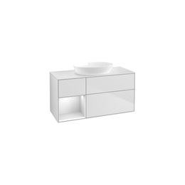 Villeroy & Boch V&B Waschtischunterschrank Wandbeleuchtung Finion 120cm, Pl w m, Reg wh. m Lac, wh. m Lac ; Villeroy & Boch (GA61MTMT)