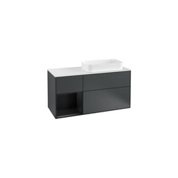 Villeroy & Boch V&B Waschtischunterschrank Finion 120cm, Pl w m, Rg l b m La, md bl. m Lac ; Villeroy & Boch (F271PDHG)