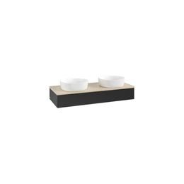 Villeroy & Boch V&B Waschtischunterschrank ohne Frontstruktur Antao 120x19x50cm, WBP-farbe botti., bla m Lac ; Villeroy & Boch (K13013PD)