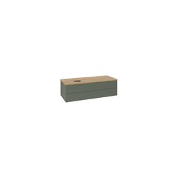 Villeroy & Boch V&B Waschtischunterschrank ohne Frontstruktur Antao 120x36x50cm, WBP hon. Oa, lea gre. m Lac ; Villeroy & Boch (K22011HL)
