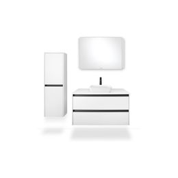 Duravit Lichtspiegel Ketho.2 100x70x3,3cm, o Sp.Hz, 18 W, Lichtf stl (K27073000000000)