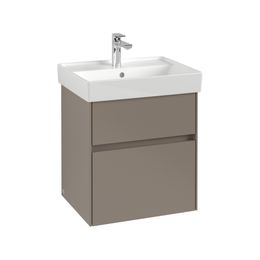 Villeroy & Boch V&B Waschtischunterschrank Collaro 51x54,6x41,4cm, WT mittig, gaphite ; Villeroy & Boch (C00700VR)