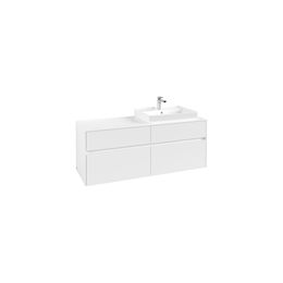 Villeroy & Boch V&B Waschtischunterschrank Collaro 140x54,8x50cm, WT rechts, white matt ; Villeroy & Boch (C08600MS)
