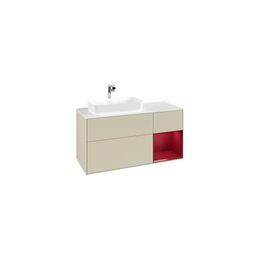 Villeroy & Boch V&B Waschtischunterschrank Finion 120cm, Pl wh. m, Reg re Peo, si Gr m Lac ; Villeroy & Boch (F281HBHJ)