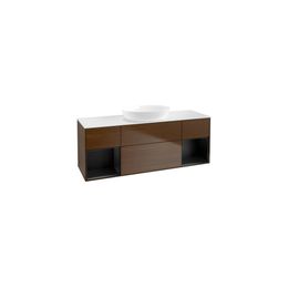 Villeroy & Boch V&B Waschtischunterschrank Wandbeleuchtung Finion 160cm, Pl wh. m, Reg bla m Lac, wal ven ; Villeroy & Boch (GD01PDGN)
