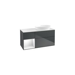 Villeroy & Boch V&B Waschtischunterschrank Wandbeleuchtung Finion 120cm, Pl w m, Rg g w Lac, md bl. m Lac ; Villeroy & Boch (GA41GFHG)