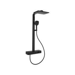 Villeroy & Boch V&B Duschsystem Infinity Showers 413x108x561mm, eck., Wandmont., ma black ; Villeroy & Boch (TVS110004000K5)