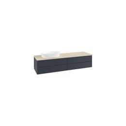 Villeroy & Boch V&B Waschtischunterschrank mit Frontstruktur Antao 160x50cm, WBP-farbe botti., md bl. m Lac ; Villeroy & Boch (K26113HG)