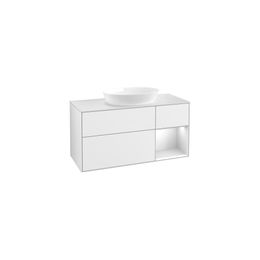 Villeroy & Boch V&B Waschtischunterschrank Wandbeleuchtung Finion 120cm, Pl w m, Rg wh. m Lac, glo wh. Lac ; Villeroy & Boch (GA71MTGF)