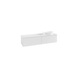 Villeroy & Boch V&B Waschtischunterschrank mit Frontstruktur -Beleuchtung Antao 160x50cm, WBP-farbe Lac, glo wh. lacquer ; Villeroy & Boch (L38110GF)