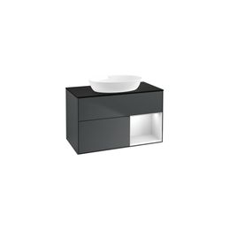 Villeroy & Boch V&B Waschtischunterschrank Wandbeleuchtung Finion 100, Pl b m, Reg wh. m Lac, md bl. m Lac ; Villeroy & Boch (GA22MTHG)