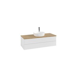 Villeroy & Boch V&B Waschtischunterschrank mit Frontstruktur Antao 120x36x50cm, HL, WBP hon. Oa, g wh. Lac ; Villeroy & Boch (K21151GF)