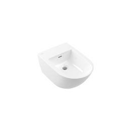 Villeroy & Boch V&B Wand-Bidet Subway 3.0 37,5x56cm, 1 Hahnl., mit &Uuml;berlauf, wei&szlig; ; Villeroy & Boch (44700001)