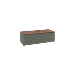 Villeroy & Boch V&B Waschtischunterschrank mit Frontstruktur, mit Beleuchtung Antao 120x36x50cm, HL, WBP w wa, le gre. m Lac ; Villeroy & Boch (L32152HL)