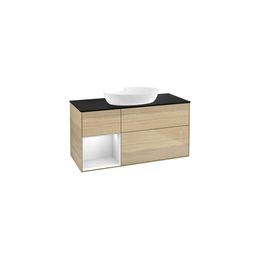 Villeroy & Boch V&B Waschtischunterschrank Wandbeleuchtung Finion 120cm, Pl bla m, Reg wh. m Lac, Oa ven ; Villeroy & Boch (GA62MTPC)