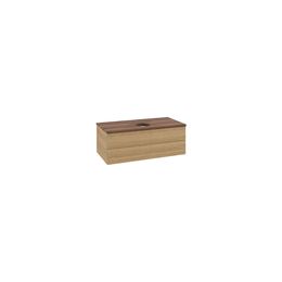 Villeroy & Boch V&B Waschtischunterschrank mit Frontstruktur Antao 100x36x50cm, WBP-farbe w. wal, honey oak ; Villeroy & Boch (K20112HN)