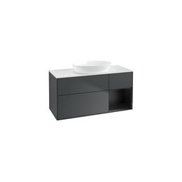 Villeroy & Boch V&B Waschtischunterschrank Wandbeleuchtung Finion 120cm, Pl w m, Rg b m Lac, md bl. m Lac ; Villeroy & Boch (GA71PDHG)