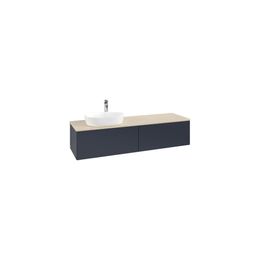 Villeroy & Boch V&B Waschtischunterschrank ohne Frontstruktur -Beleuchtung Antao 160x50cm, HL, WBP botti., md bl. m Lac ; Villeroy & Boch (L37053HG)