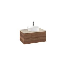 Villeroy & Boch V&B Waschtischunterschrank mit Frontstruktur Antao 80x36x50cm, HL, WBP-farbe botti., w. wal ; Villeroy & Boch (K19153HM)