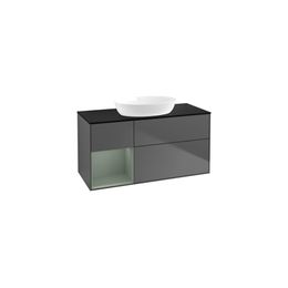 Villeroy & Boch V&B Waschtischunterschrank Wandbeleuchtung Finion 120cm, Pl b m, Rg Oli. m Lac, Anthrac. m ; Villeroy & Boch (GA62GMGK)