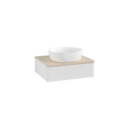 Villeroy & Boch V&B Waschtischunterschrank ohne Frontstruktur Antao 60x19x50cm, WBP botti., glo wh. Lac ; Villeroy & Boch (K07013GF)