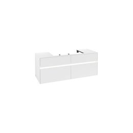 Villeroy & Boch V&B Waschtischunterschrank Collaro 140x54,8x50cm, WT mi, LED 10 W, wh. ma ; Villeroy & Boch (C088B0MS)