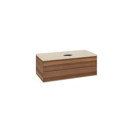Villeroy & Boch V&B Waschtischunterschrank ohne Frontstruktur -Beleuchtung Antao 100x36x50cm, HL, WBP botti., w. wal ; Villeroy & Boch (L20053HM)