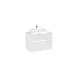 Villeroy & Boch V&B Waschtischunterschrank Collaro 80x54,8x50cm, WT mi, LED 5,7 W, glo wh. ; Villeroy & Boch (C069B0DH)