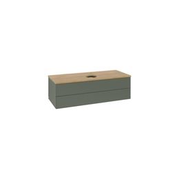 Villeroy & Boch V&B Waschtischunterschrank ohne Frontstruktur, mit Beleuchtung Antao 120x36x50cm, HL, WBP hon. Oa, le g. m La ; Villeroy & Boch (L21051HL)