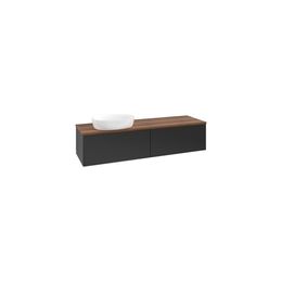 Villeroy & Boch V&B Waschtischunterschrank ohne Frontstruktur Antao 160x50cm, WBP-farbe w. wal, bla m Lac ; Villeroy & Boch (K37012PD)