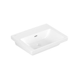Villeroy & Boch V&B Waschtisch Subway 3.0 55x44cm, eckig, mit &Uuml;berlauf, wei&szlig; ; Villeroy & Boch (4A70F701)